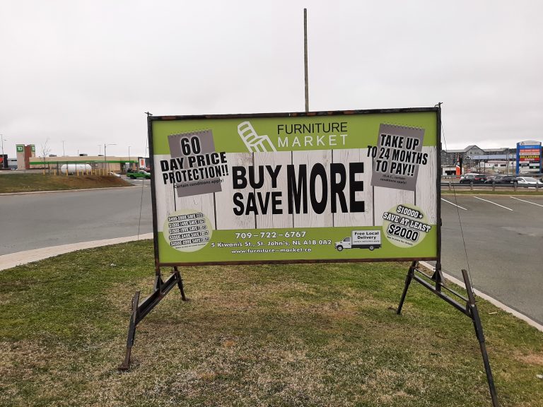 Furniture Stores | Custom Printed Signs – Sign Guru NL